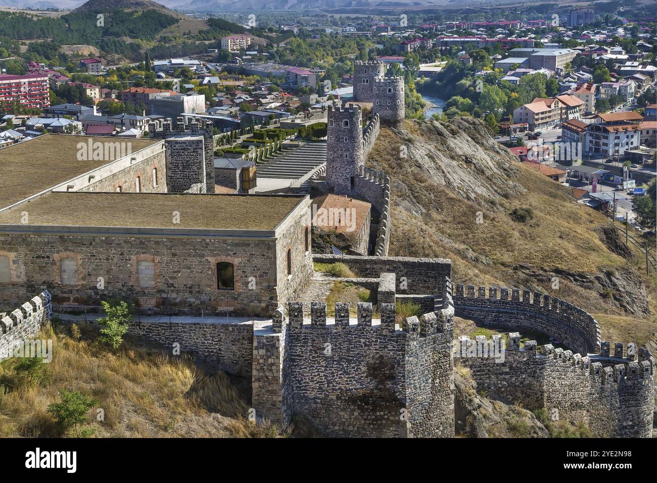 Rabati Castle is a medieval castle complex in Akhaltsikhe, Georgia ...