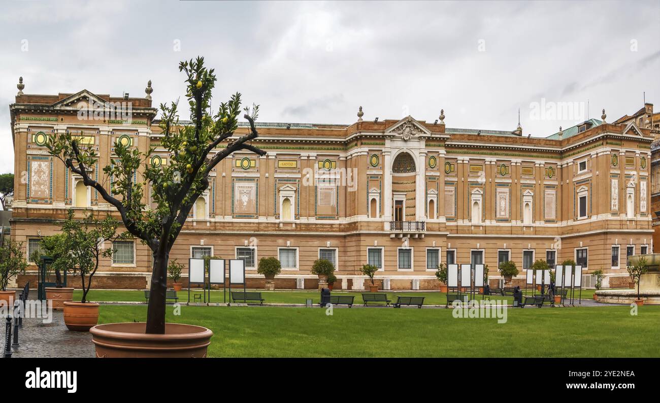 Building of New Pinacoteca (Art Gallery) in Vatican Stock Photo - Alamy