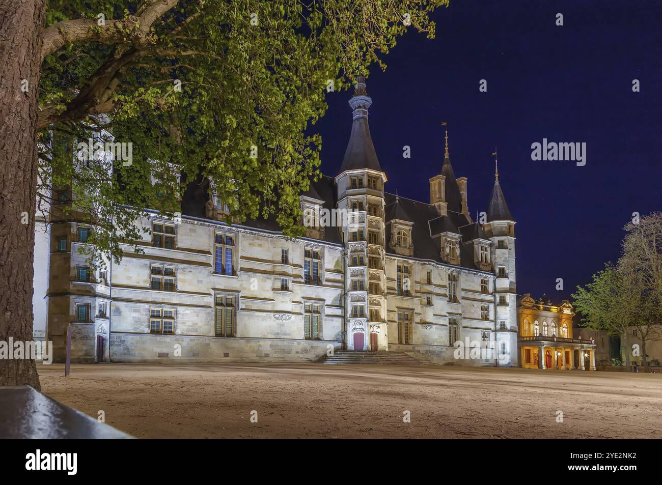 Ducal Palace of Nevers is a residence castle of the 15th and 16th ...
