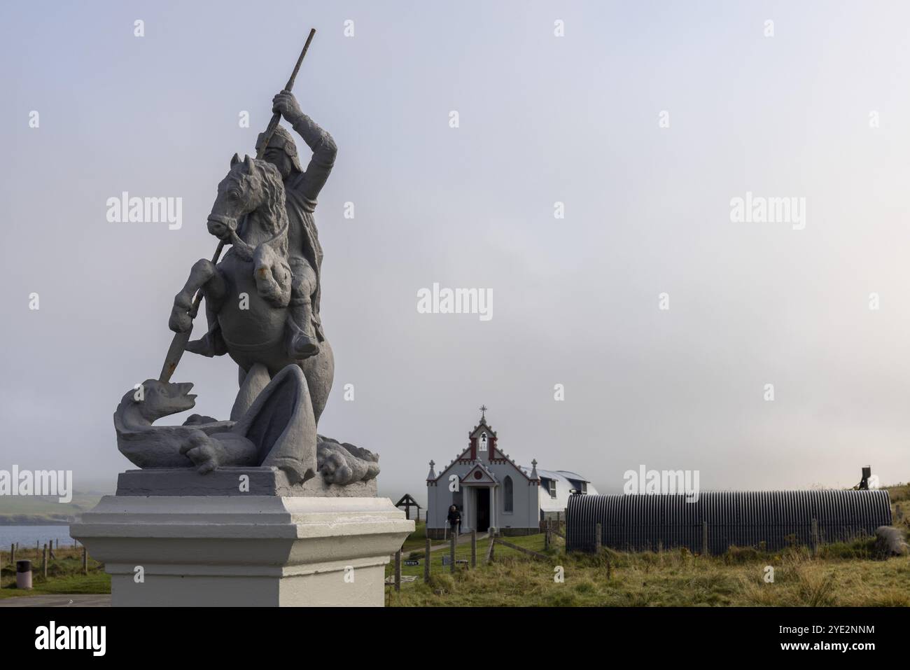 St George Sculpture, War Memorial, war memorial in front of the Italian ...