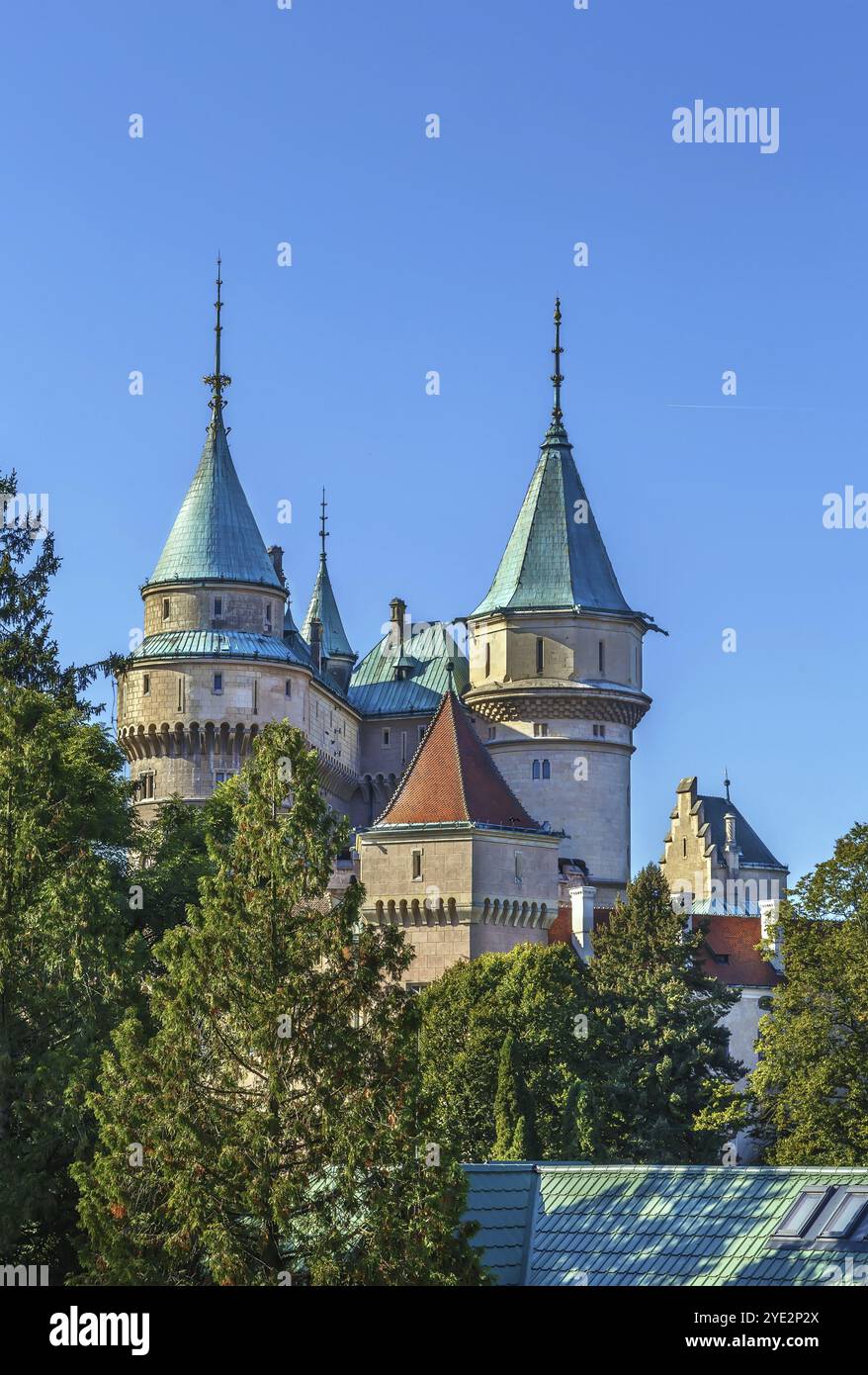 Bojnice Castle is a medieval castle in Bojnice, Slovakia. It is a ...