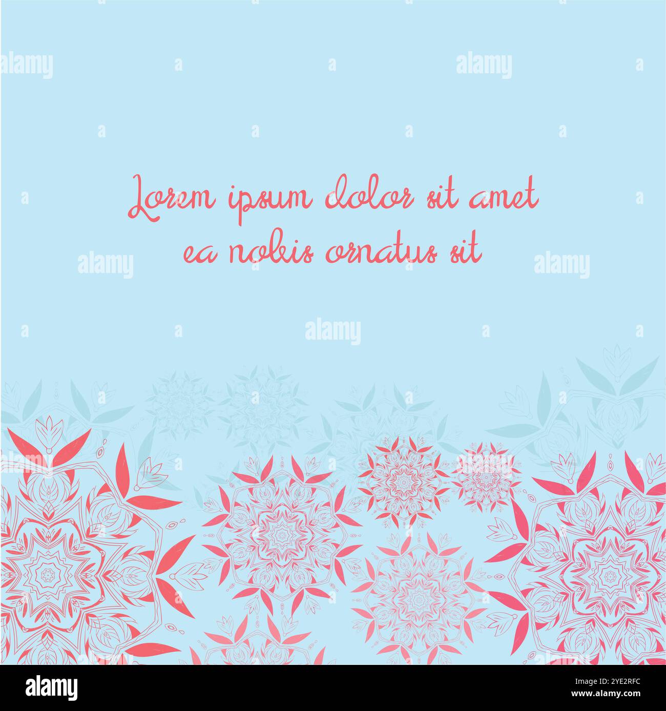 Floral abstract ornament vector illustration Stock Vector Image & Art ...