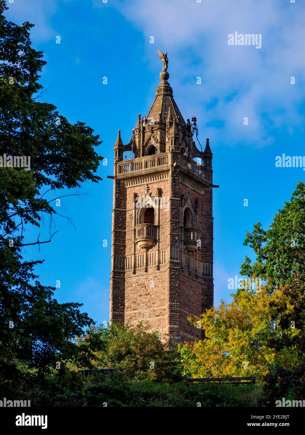 Cabot Tower, Brandon Hill Park, Bristol, England, United Kingdom Stock ...