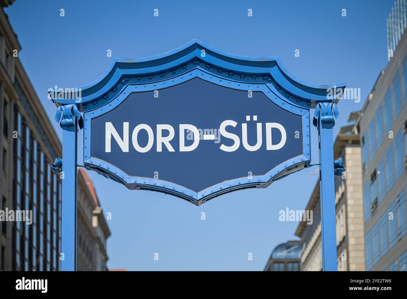 Nord-Süd subway station, Friedrichstraße, Mitte, Berlin, Germany Stock ...