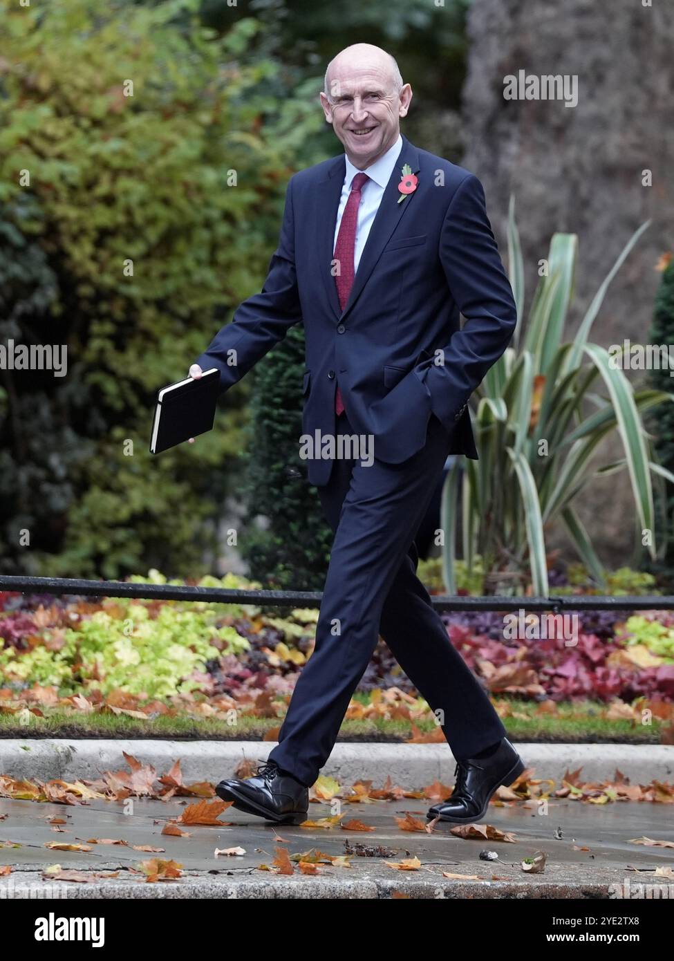 Defence Secretary John Healey arrives in Downing Street, London, for a ...