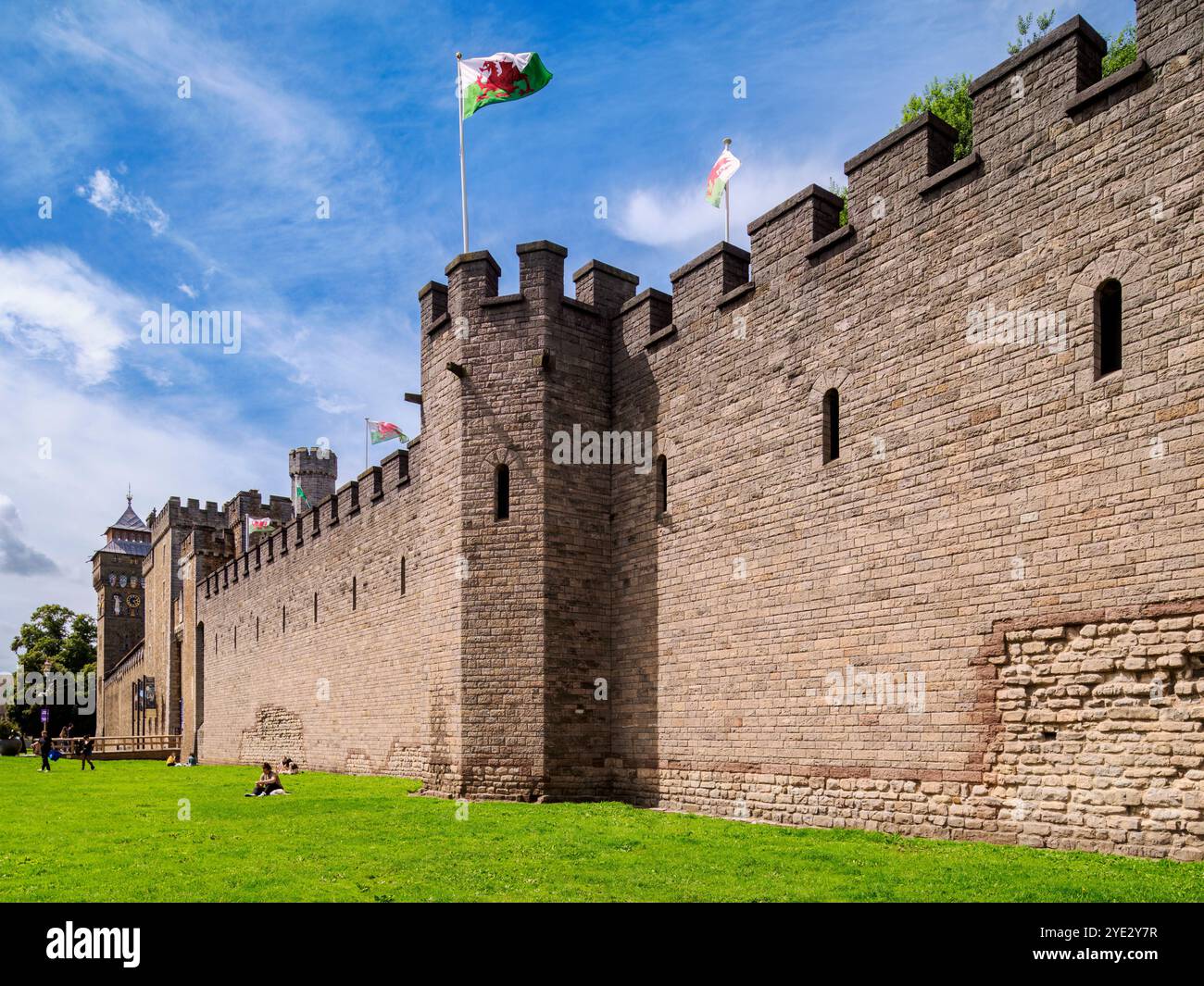 Cardiff castle medieval victorian hi-res stock photography and images - Alamy
