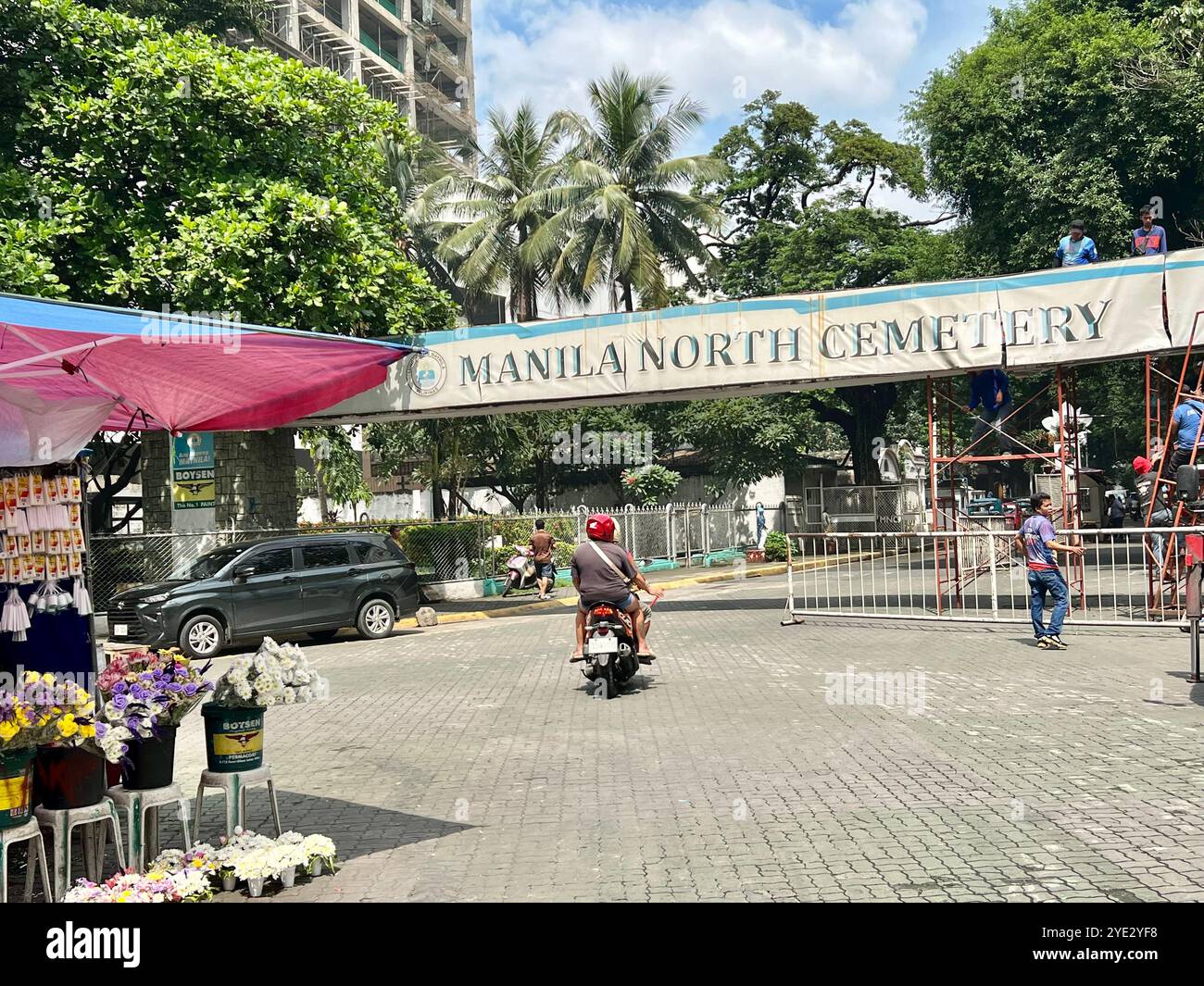 Manila, Philippines. 16th Oct, 2024. The picture shows the entrance to ...