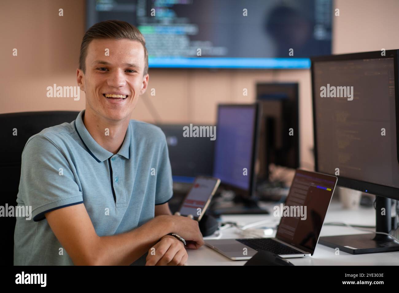 Innovating the Future: A Young Programmer Testing New Smartphone Apps ...