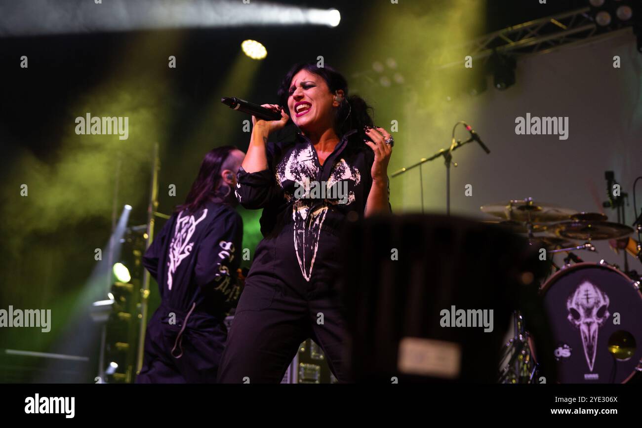 Lacuna Coil performs live at Manchester Academy uk, 20th October 2024 ...