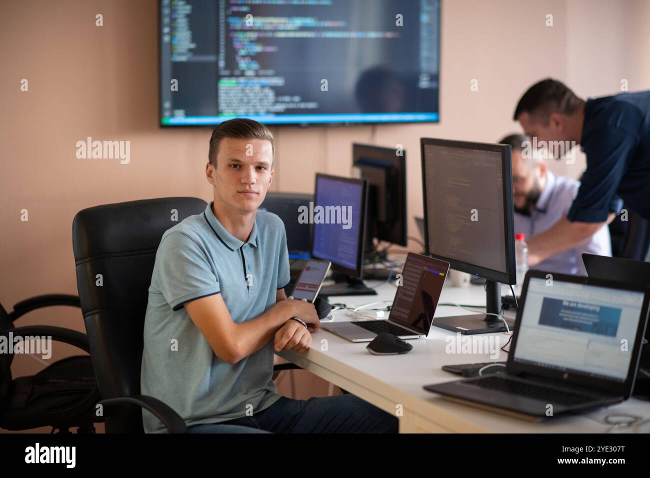 Innovating the Future: A Young Programmer Testing New Smartphone Apps ...