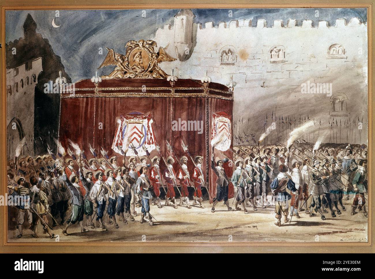 Procession of cardinal richelieu hi-res stock photography and images ...