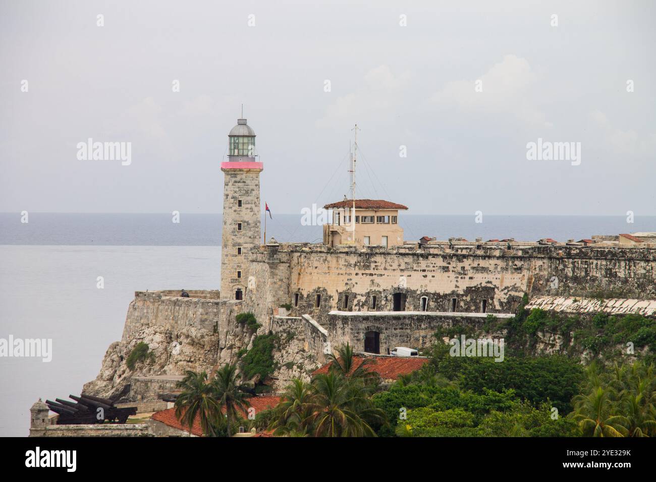 The Castillo de San Morro with its Lighthouse, La Habana (Havana), Cuba ...