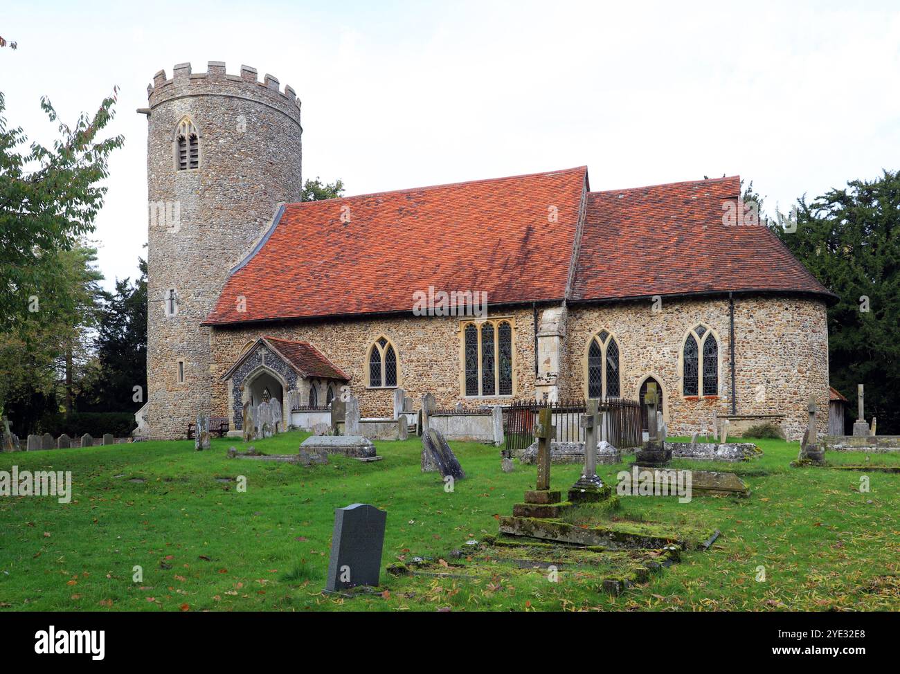 Church of St Gregory and St George, Pentlow, Essex, England. One of ...