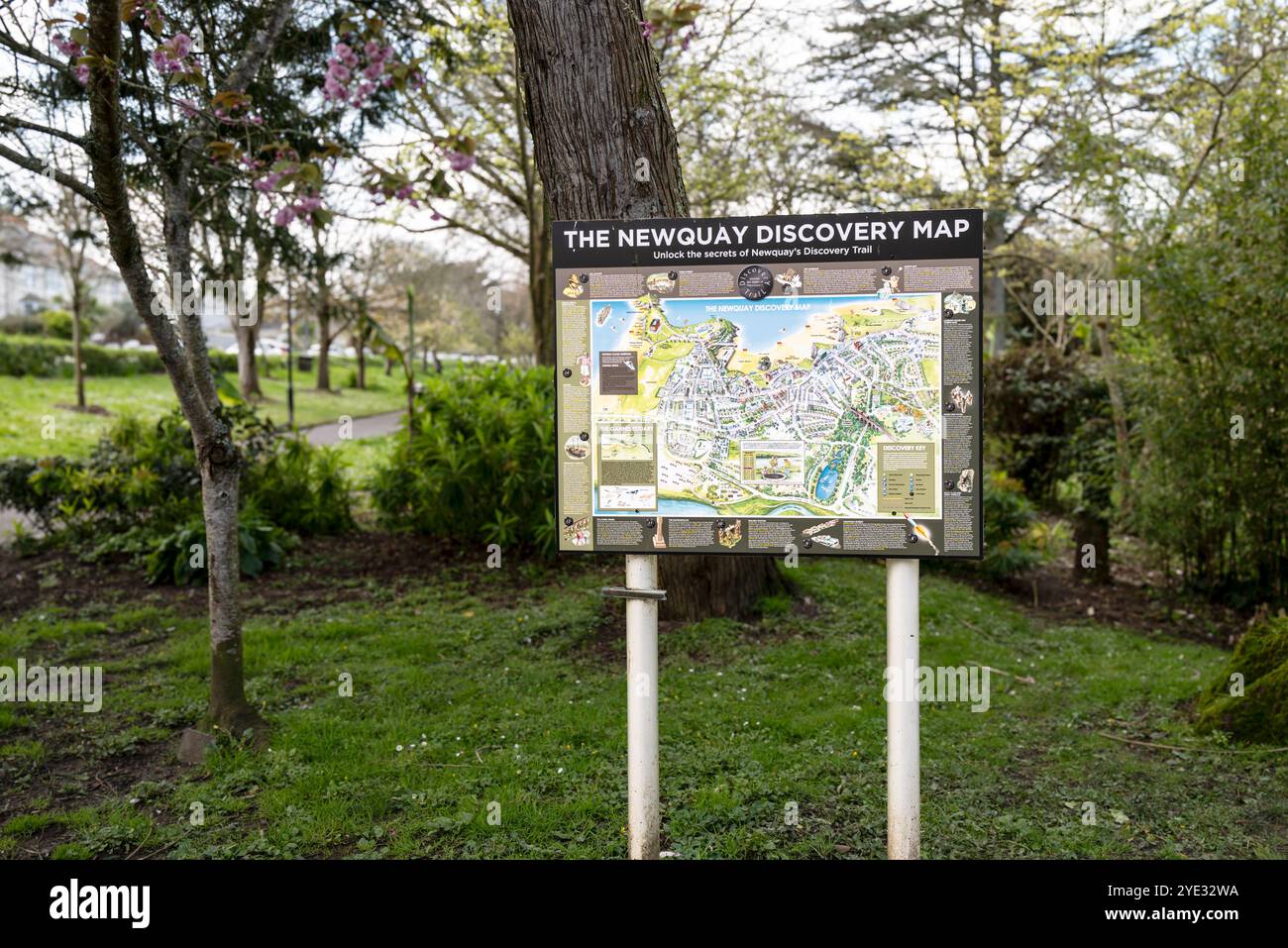 The Newquay Discovery Map in the historic award winning Trenance ...