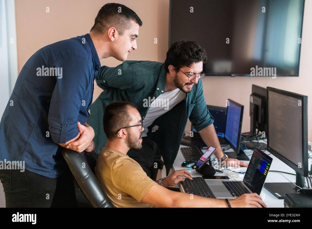 Collaborative Minds: A Team of Programmers Tackling Challenges Together ...