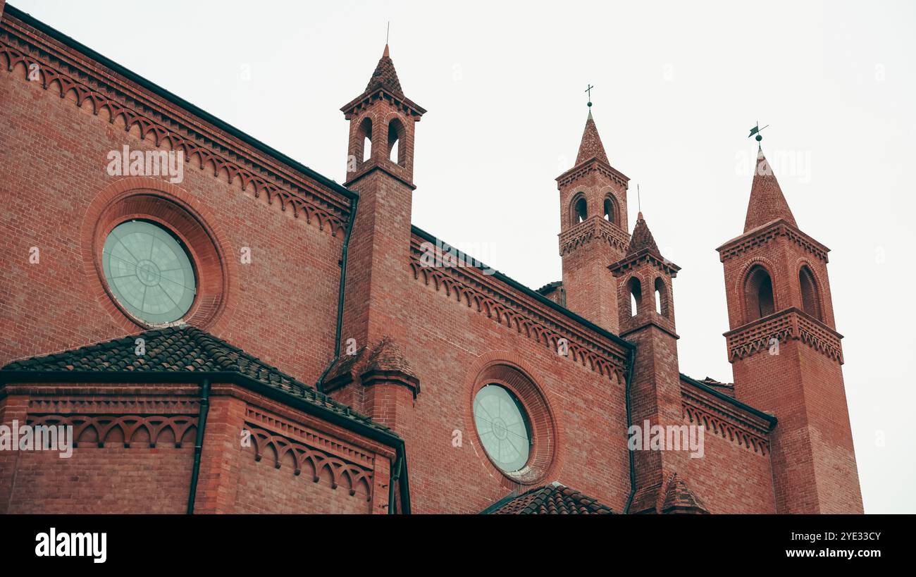 The ancient structures of Alba showcase beautiful towers and elegant ...