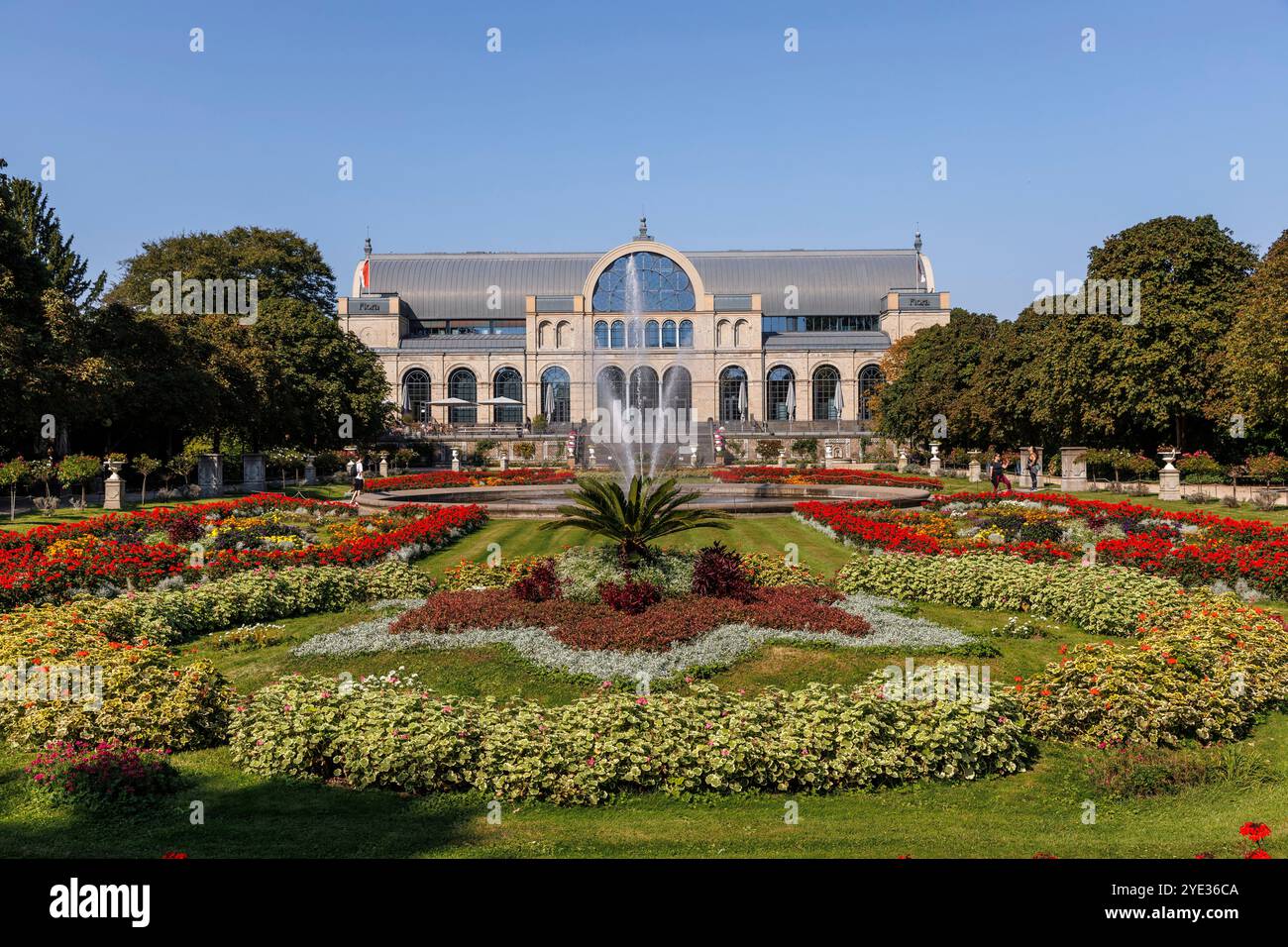 the main building of the Flora (Palais im Park) in the Botanical Garden ...