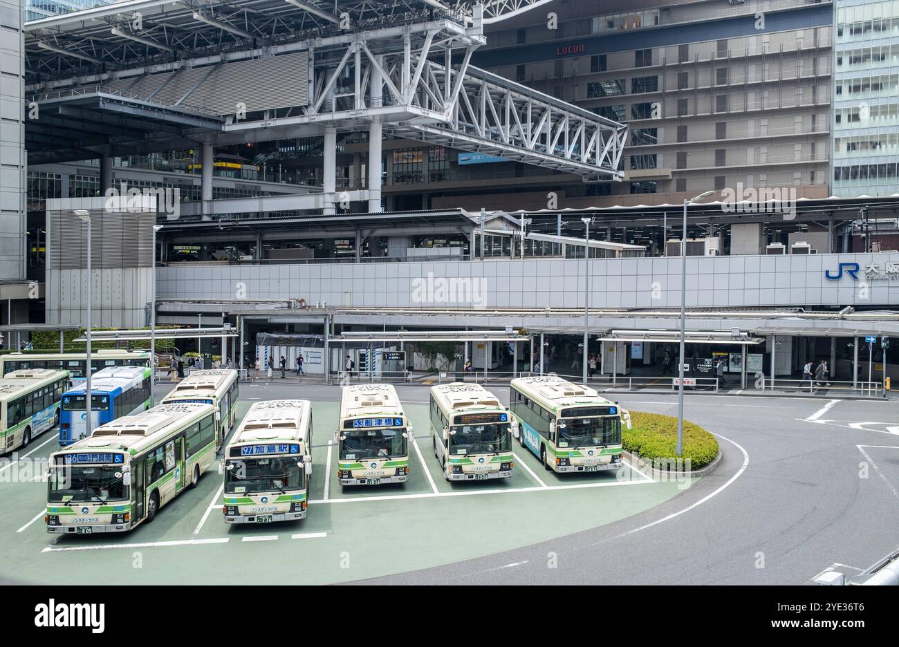 Osaka City Bus Station Osaka Japan Stock Photo - Alamy