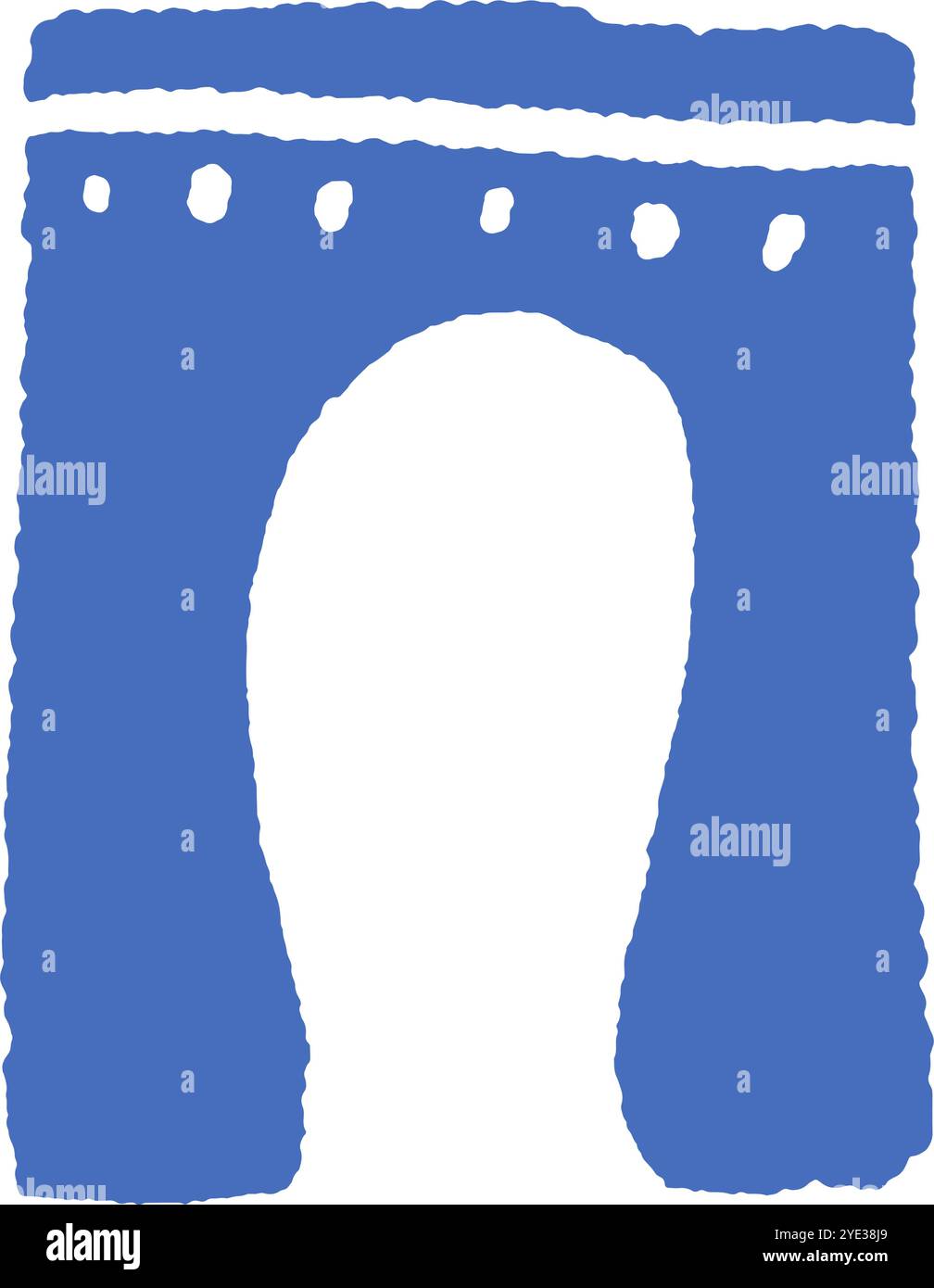 Ancient Archway Silhouette Vector Illustration Stock Vector Image & Art ...