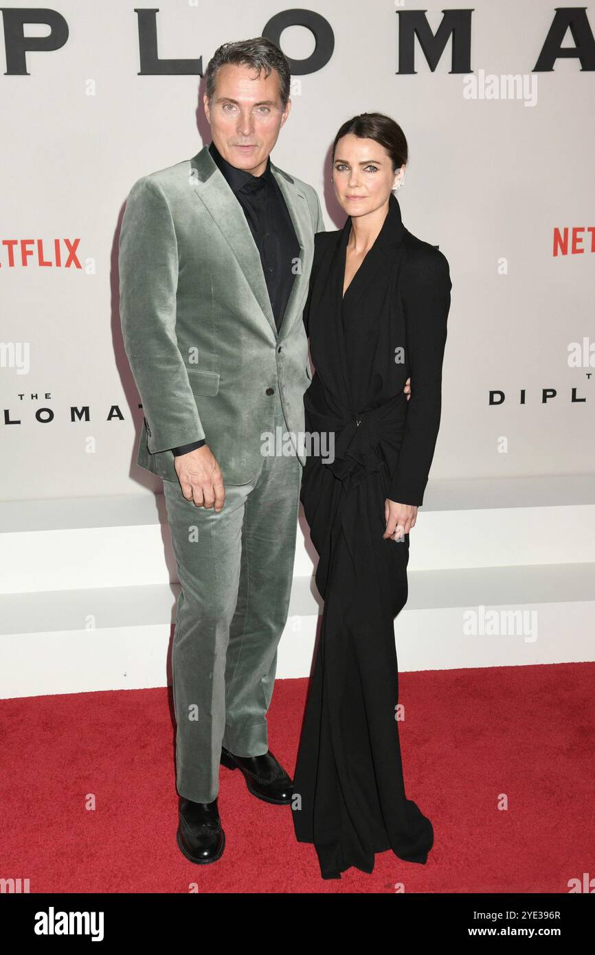 Ny. 28th Oct, 2024. Rufus Sewell, Keri Russell at arrivals for THE ...