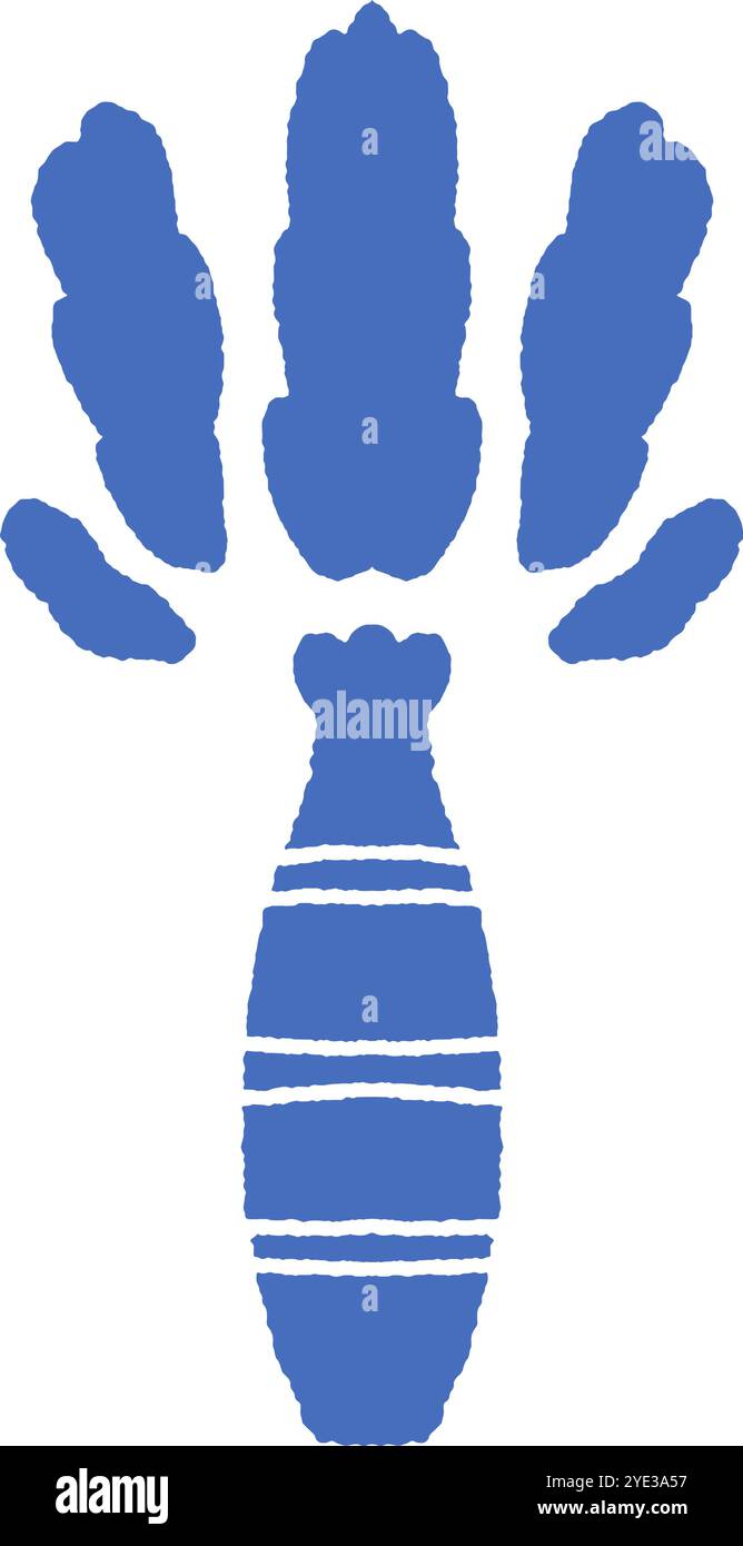 Stylized palm tree vector hi-res stock photography and images - Alamy