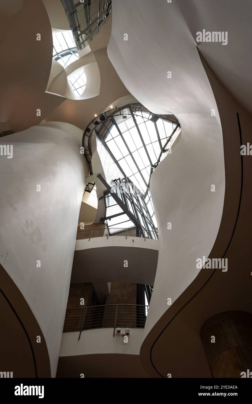 Bilbao, Spain - Mai 16, 2024 - Iconic ceiling of the Guggenheim Museum ...