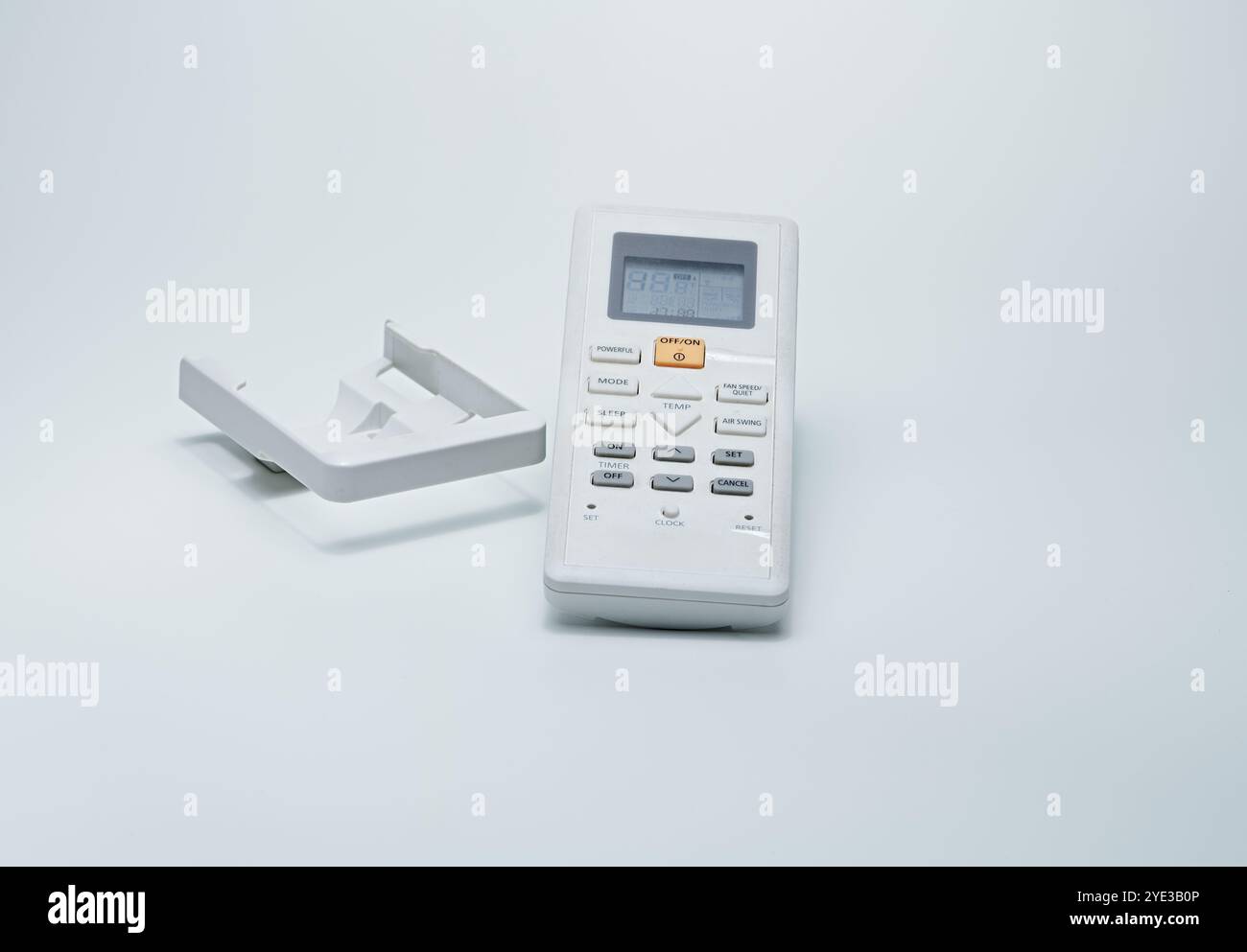 Old model remote control which is visible from its large shape, the ...