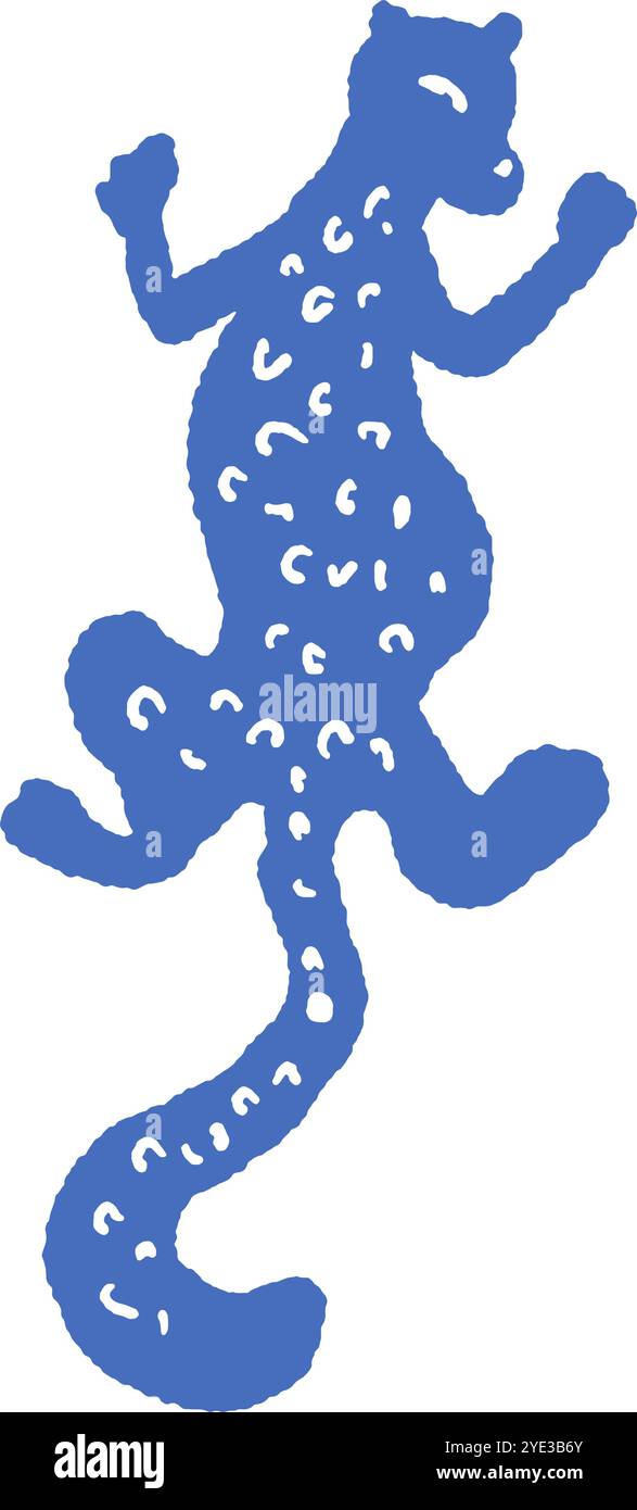 Minimalist leopard illustration hi-res stock photography and images - Alamy