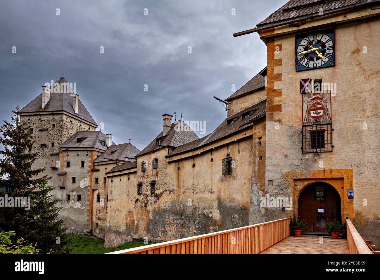 The historic Moosham Castle at Salzburg Stock Photo - Alamy