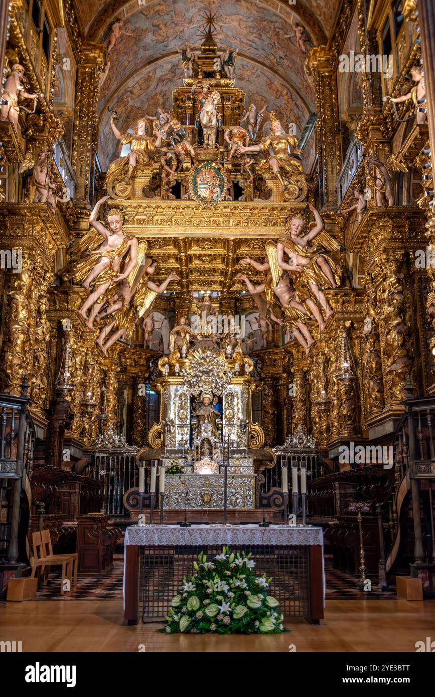 Santiago de Compostela, Spain - Mai 21, 2024 - Rich decorated golden ...
