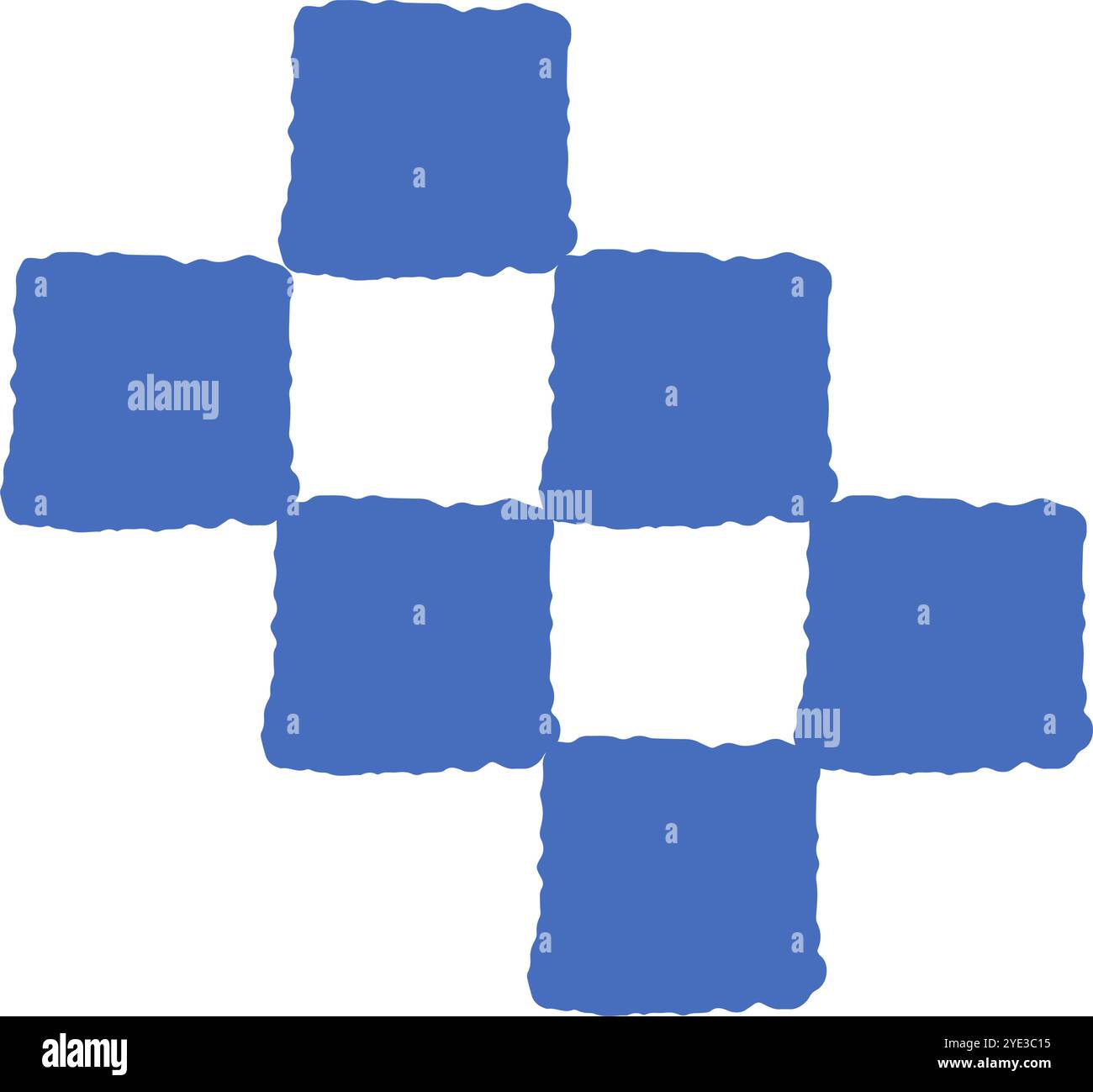 Classic blue star pattern Stock Vector Images - Alamy