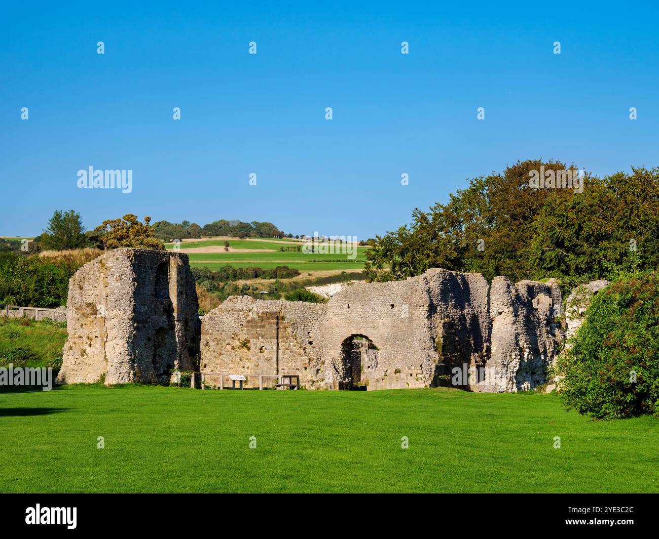 Lewes Priory Ruins, Lewes, East Sussex, England, United Kingdom Stock ...