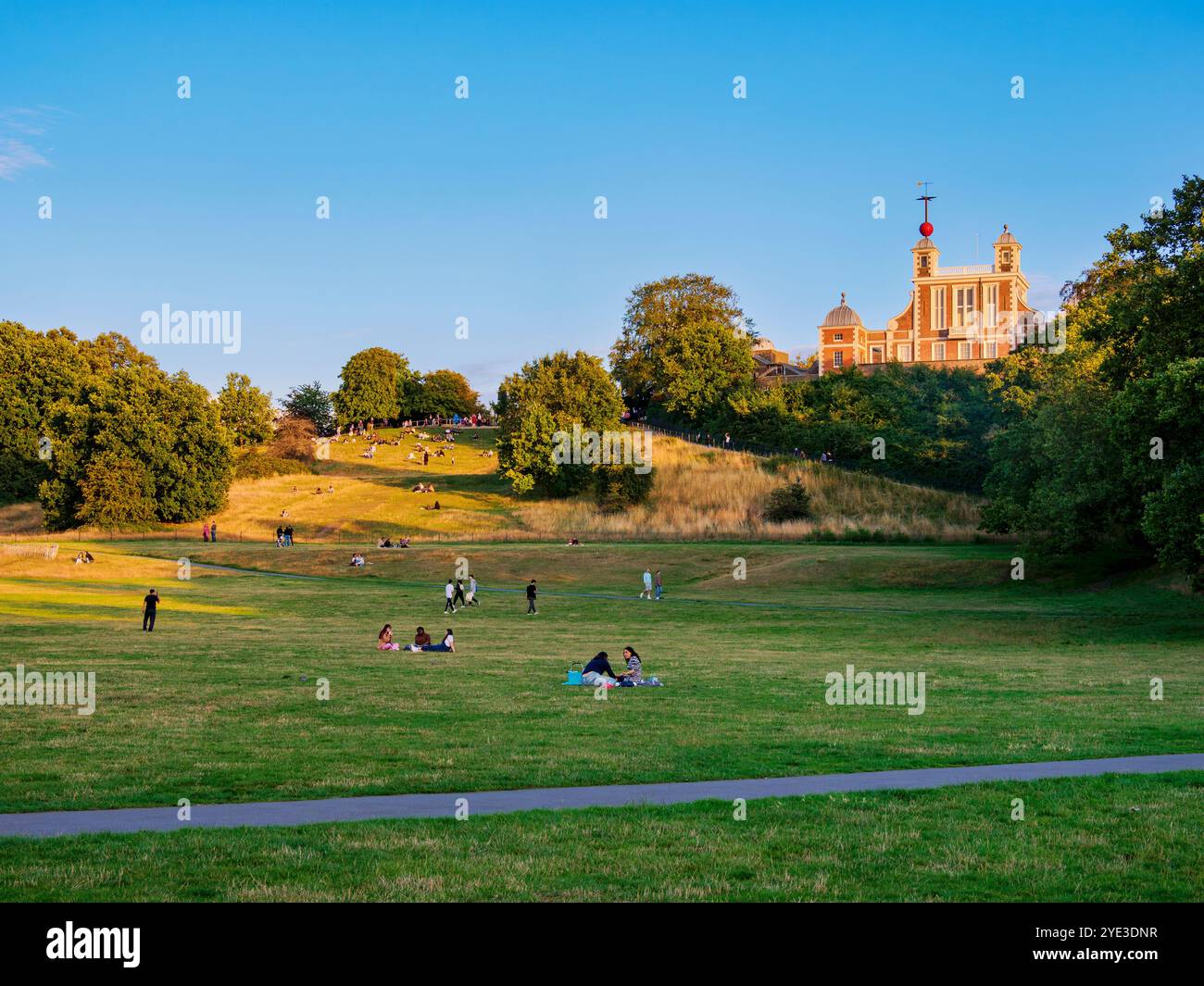Royal observatory greenwich sunset hi-res stock photography and images ...