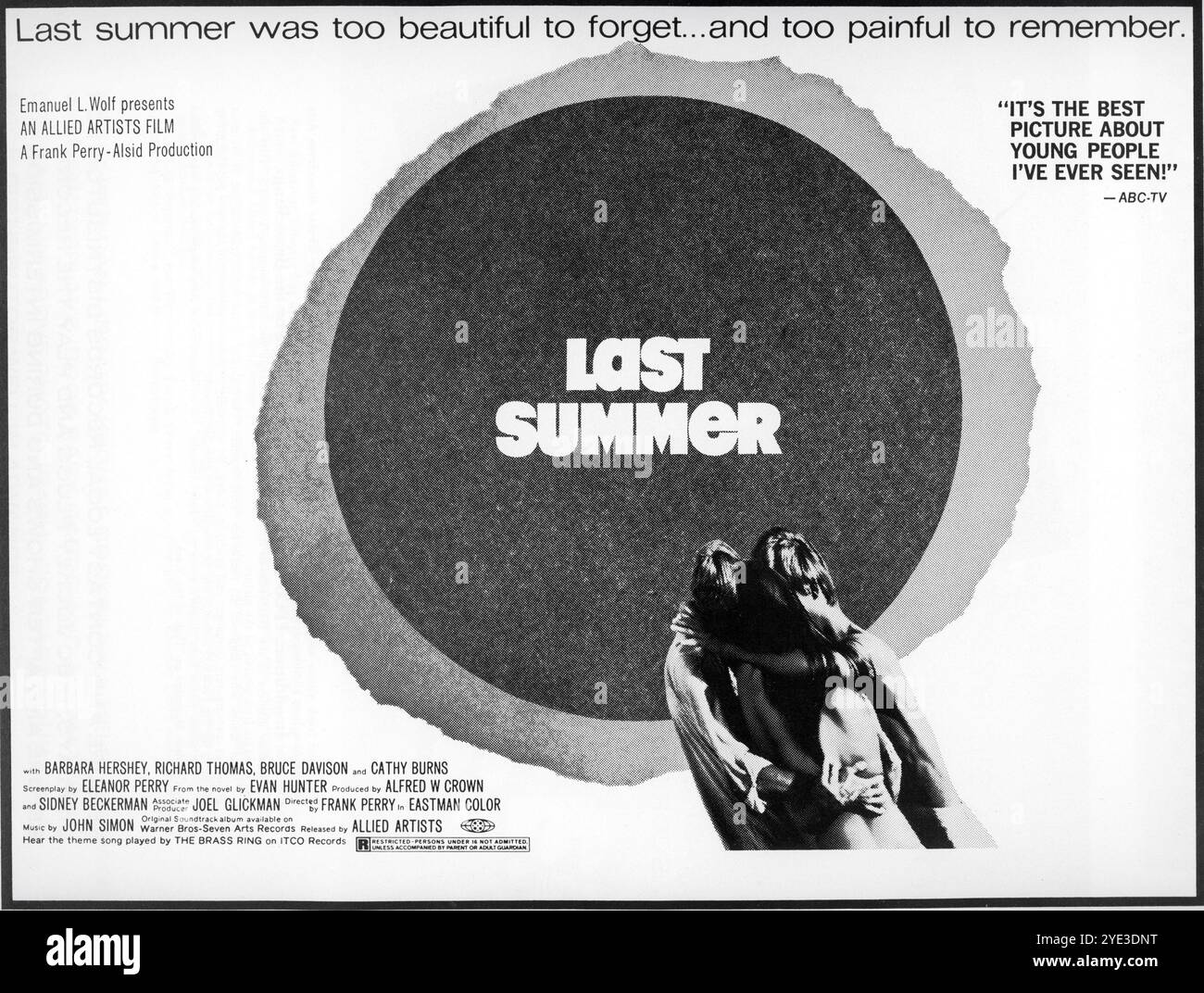 RICHARD THOMAS BARBARA HERSHEY BRUCE DAVISON and CATHERINE BURNS in ...