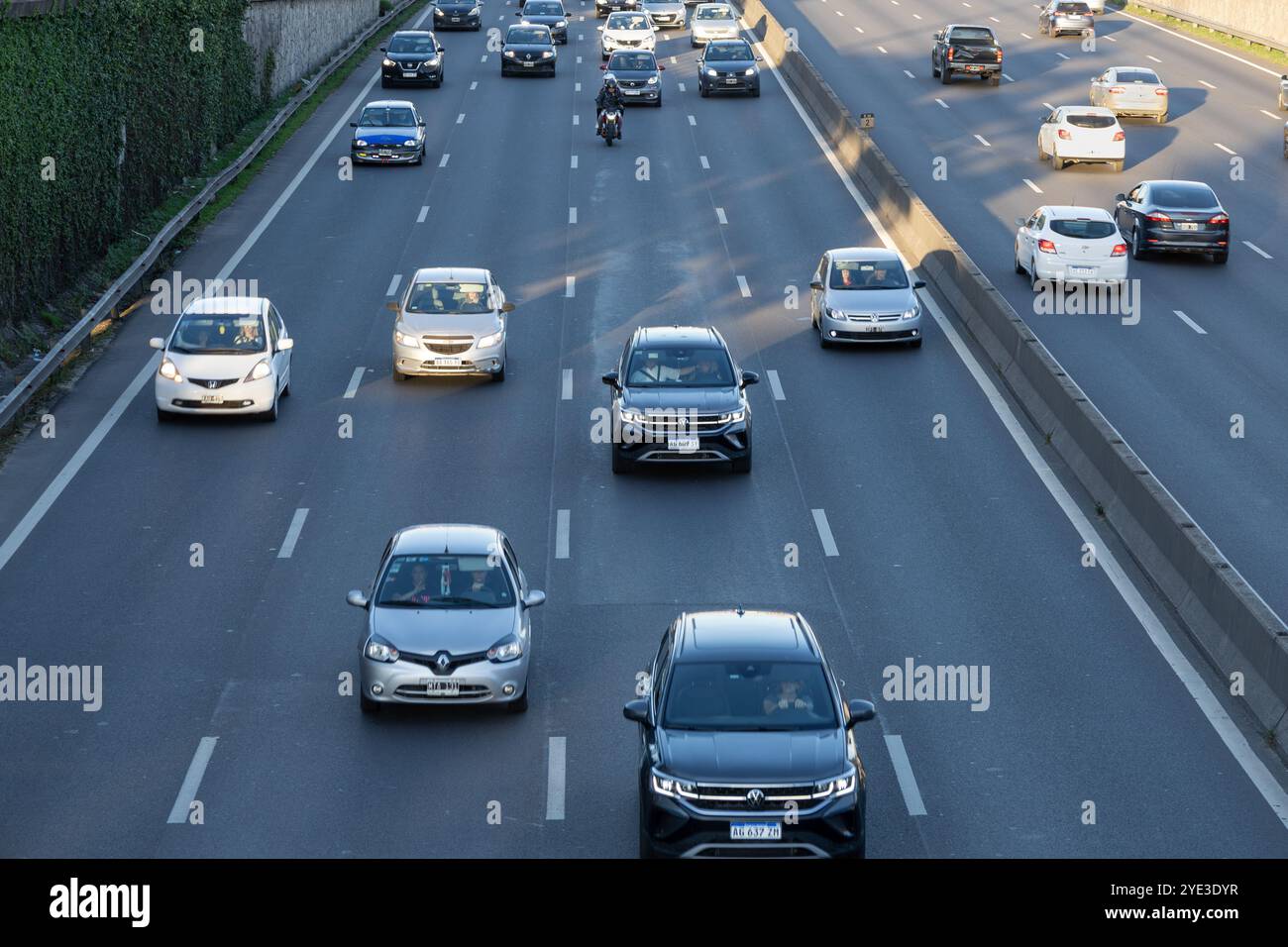 Buenos Aires, Argentina. October 27, 2024. View of General Paz Avenue ...