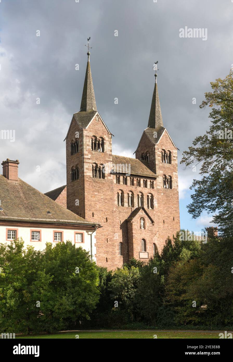 Imperial Abbey of Corvey, the Westwork of Corvey Abbey , abbey church ...