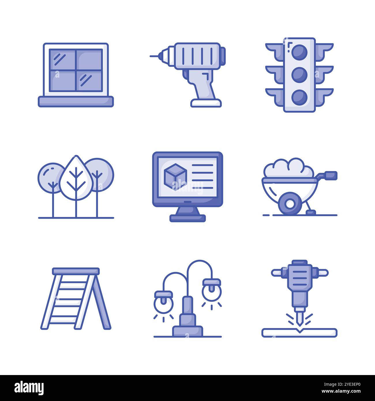 Crafted stairs Stock Vector Images - Alamy