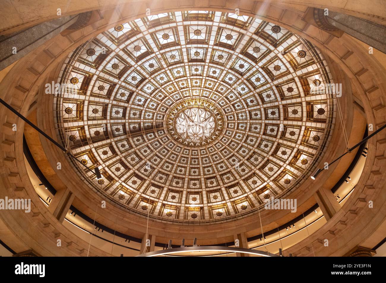 Zara store glass ceiling dome, Barcelona, Catalonia, Spain Stock Photo ...