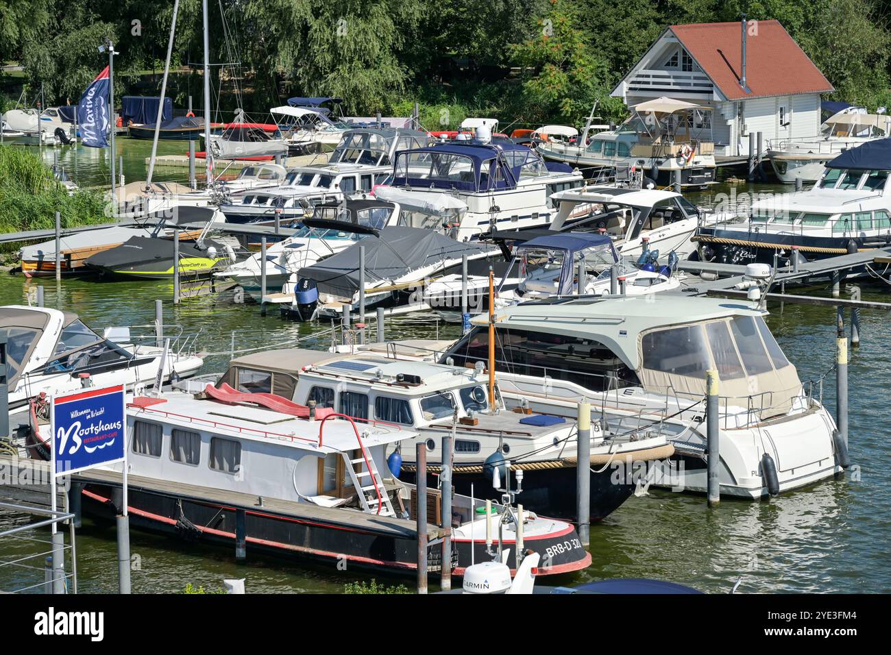 Marina am Tiefen See, Potsdam, Brandenburg, Deutschland Stock Photo - Alamy