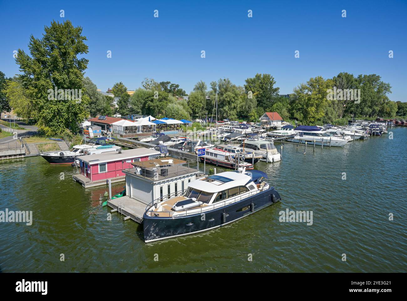 Marina am Tiefen See, Potsdam, Brandenburg, Deutschland Stock Photo - Alamy