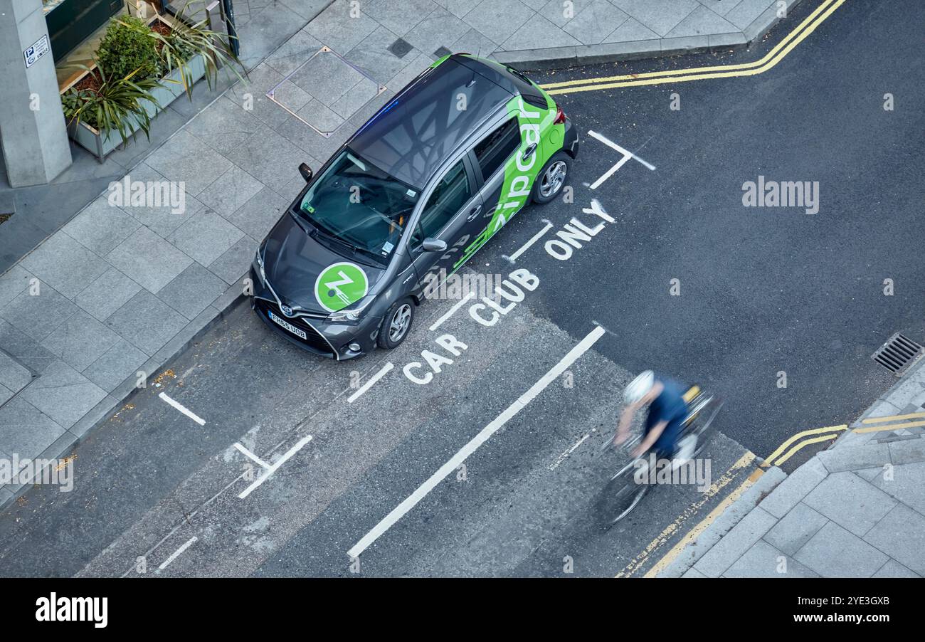 Car Club only electric car, London, United Kingdom Stock Photo - Alamy
