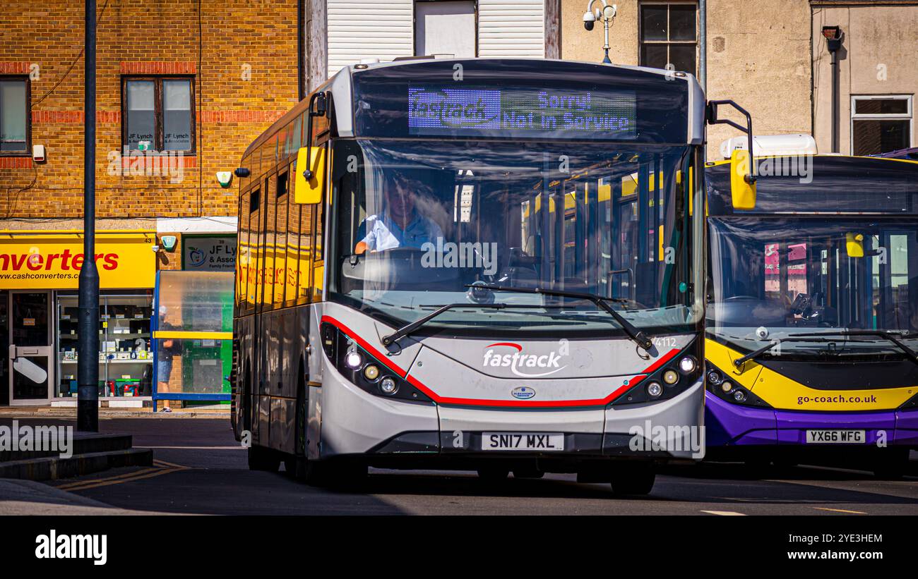 Arriva Kent Thameside - Fastrack bus Stock Photo - Alamy