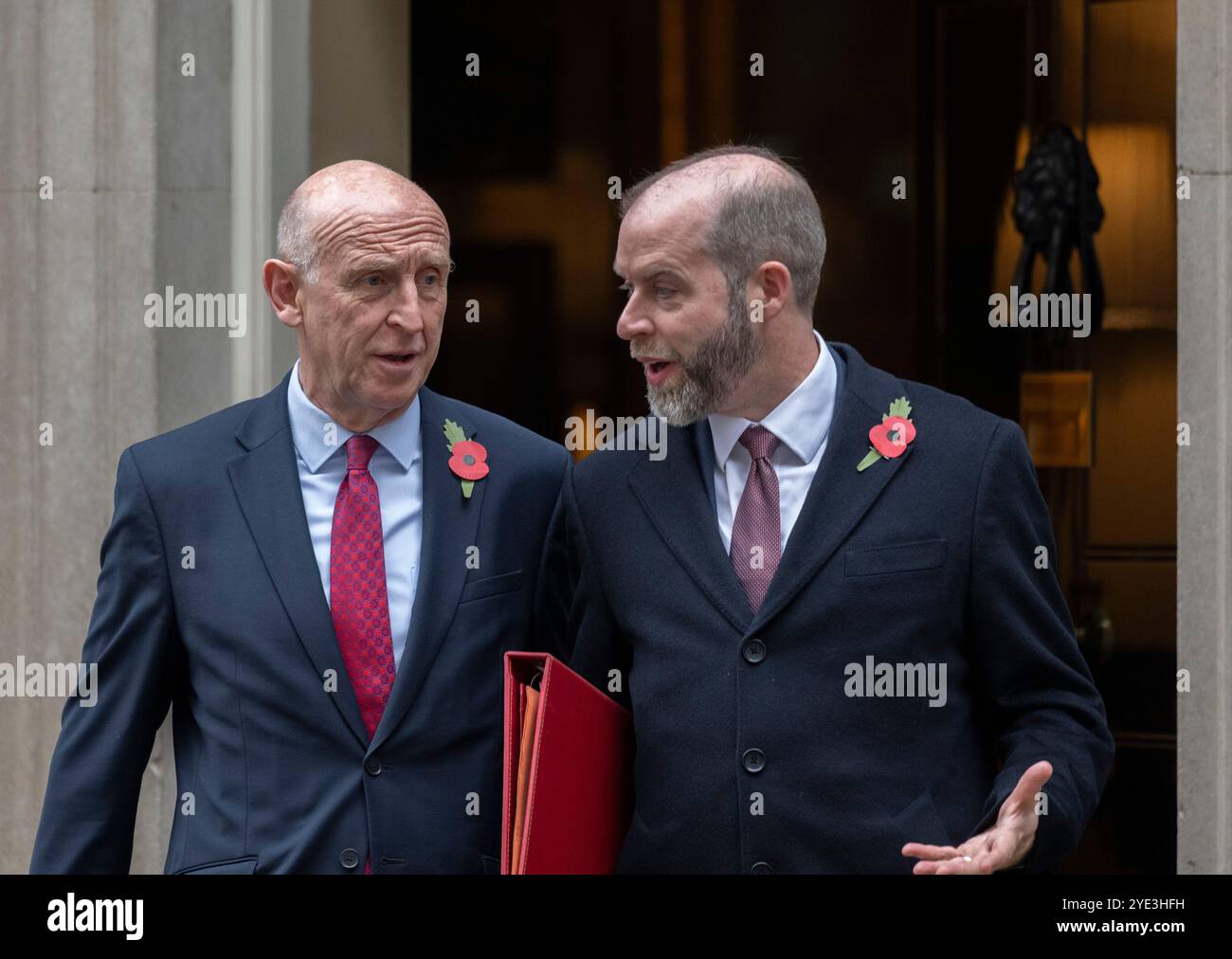 Downing Street, London, UK. 29th Oct, 2024. Government Ministers leave the Cabinet Meeting two ...