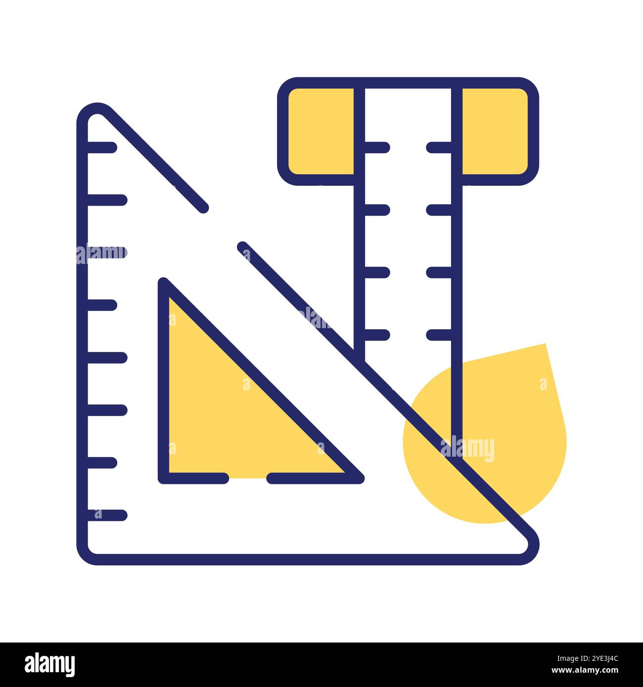 Vector measuring tools measuring tools rulers hi-res stock photography ...