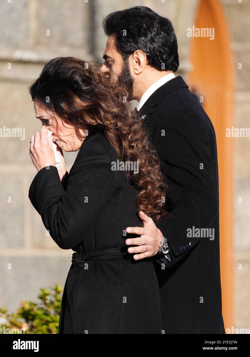 Tasmina Ahmed-Sheikh arrives with her partner Zulfiqar Sheikh for the ...