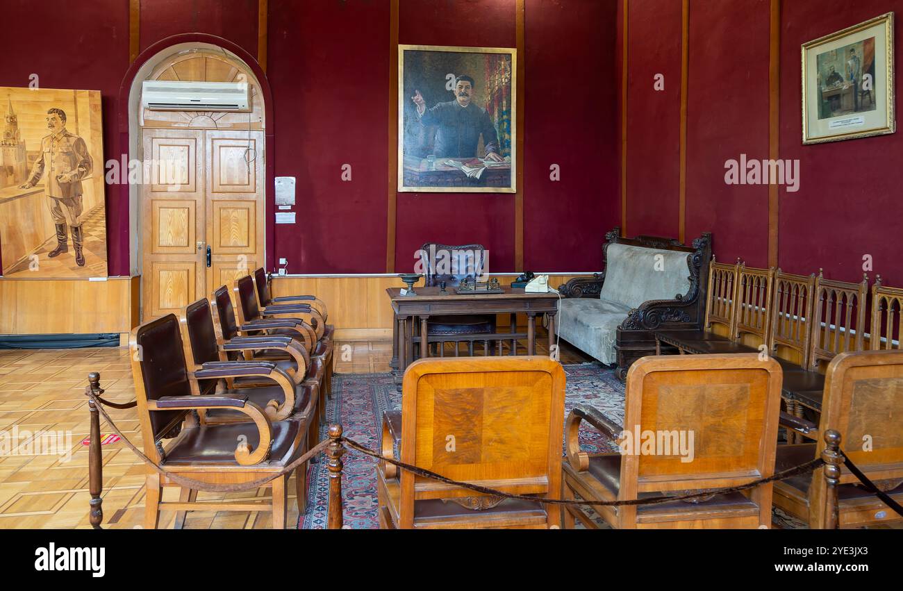 The Joseph Stalin Museum, dedicated to the life of Joseph Stalin, the ...