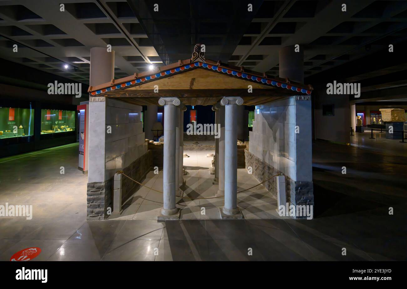 Aydin, Turkey. Aydin Archaeological Museum. The Museum contains statues ...