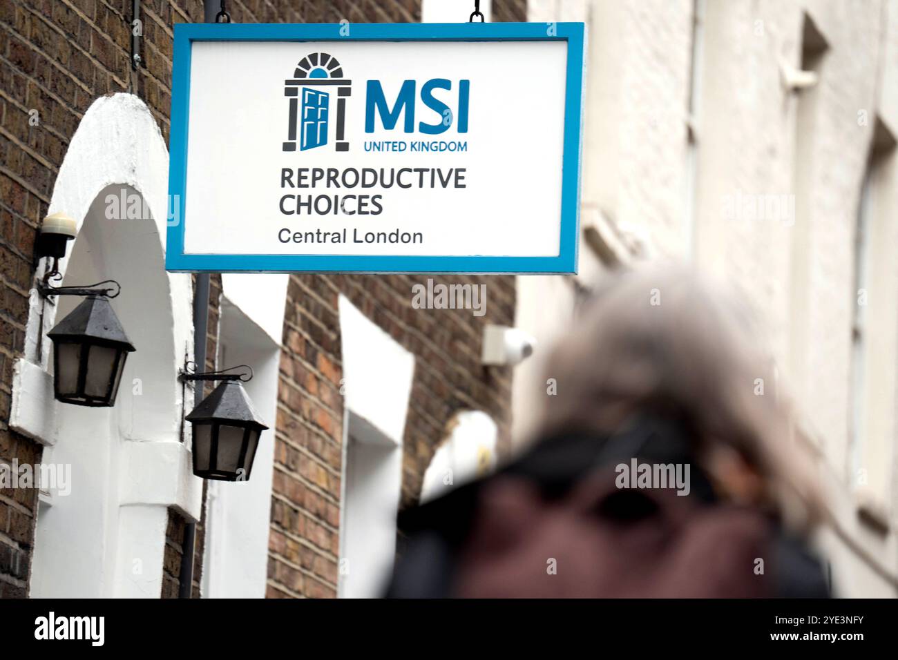 People walk past the MSI Reproductive Choices clinic in central London ...