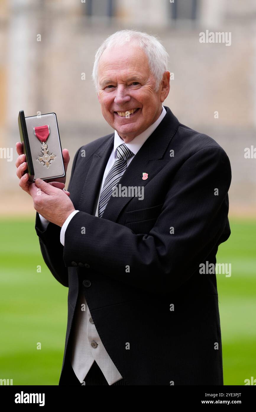 Nicholas Owen after being made a Member of the Order of the British ...