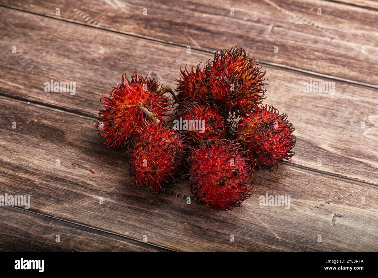 Sweet ripe juicy hairy Rambutan fruit Stock Photo - Alamy